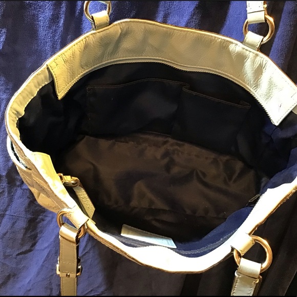 Coach | Bags | Coach Light Blue Patent Leather Logo Shoulder Bag | Poshmark